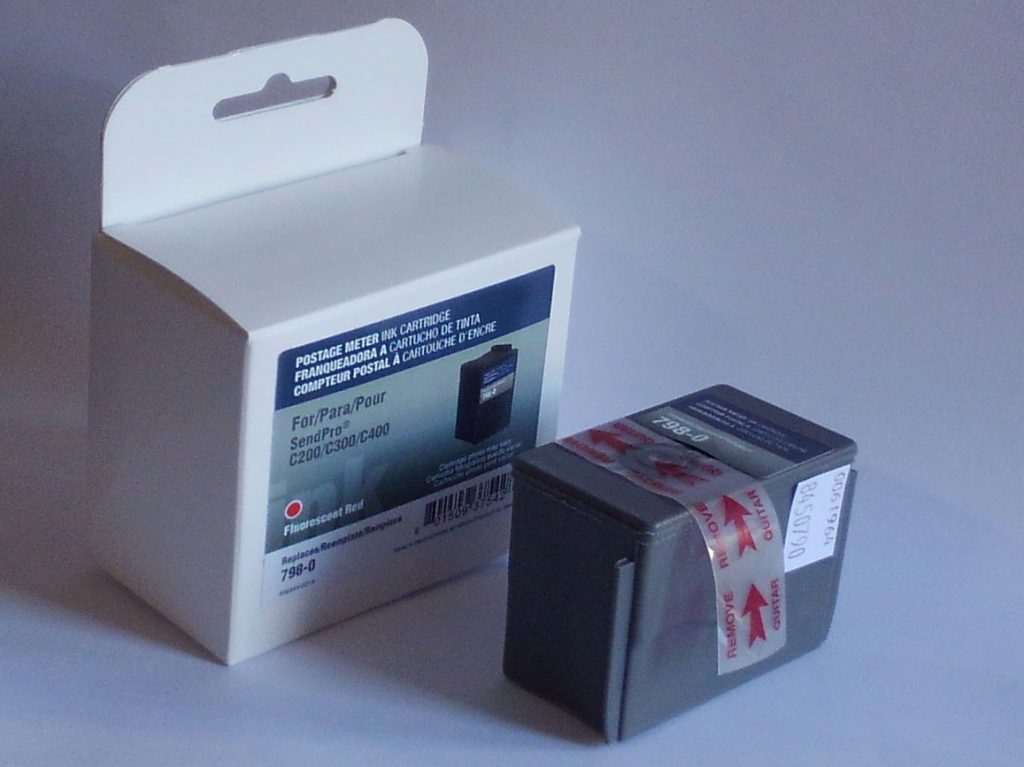 Replacement Pitney Bowes 798-0 postage ink with free two-day shipping